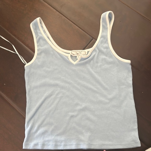 Tops | Cute Light Blue Tank | Poshmark